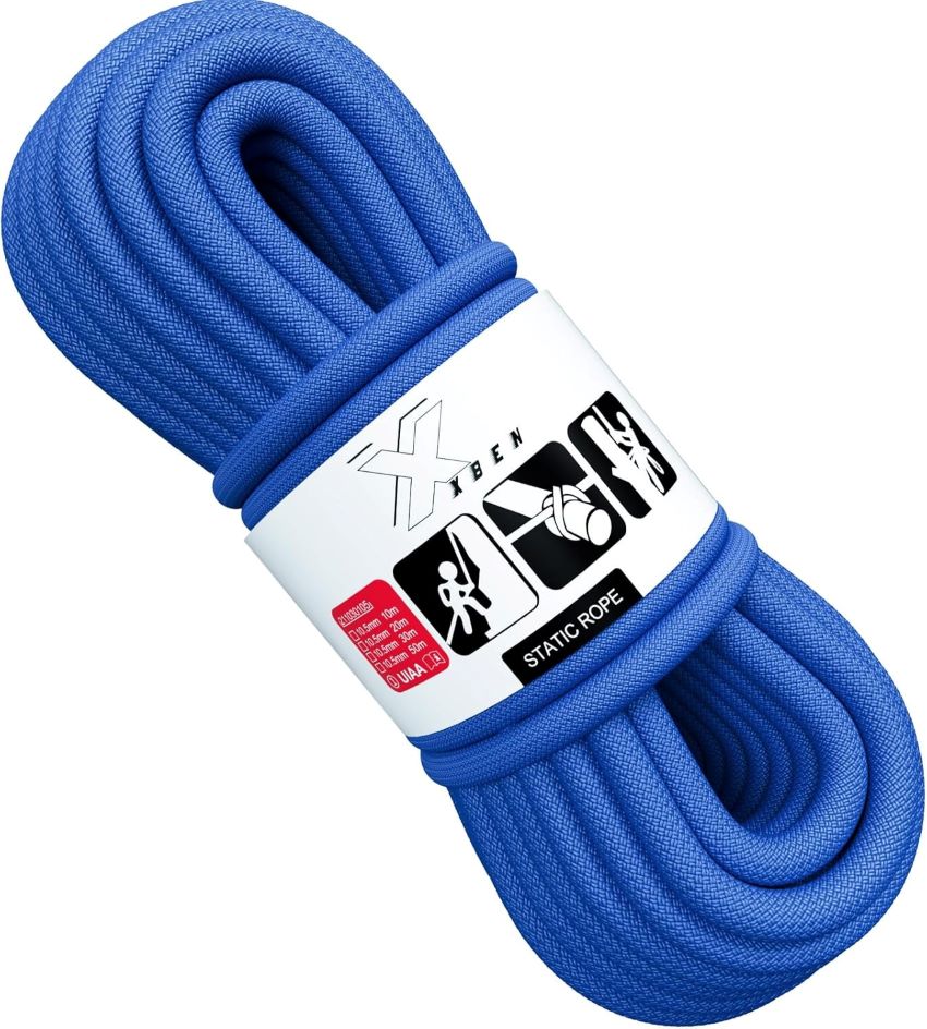 XBEN Outdoor Climbing Rope: Static Rope for Rescue &Safety